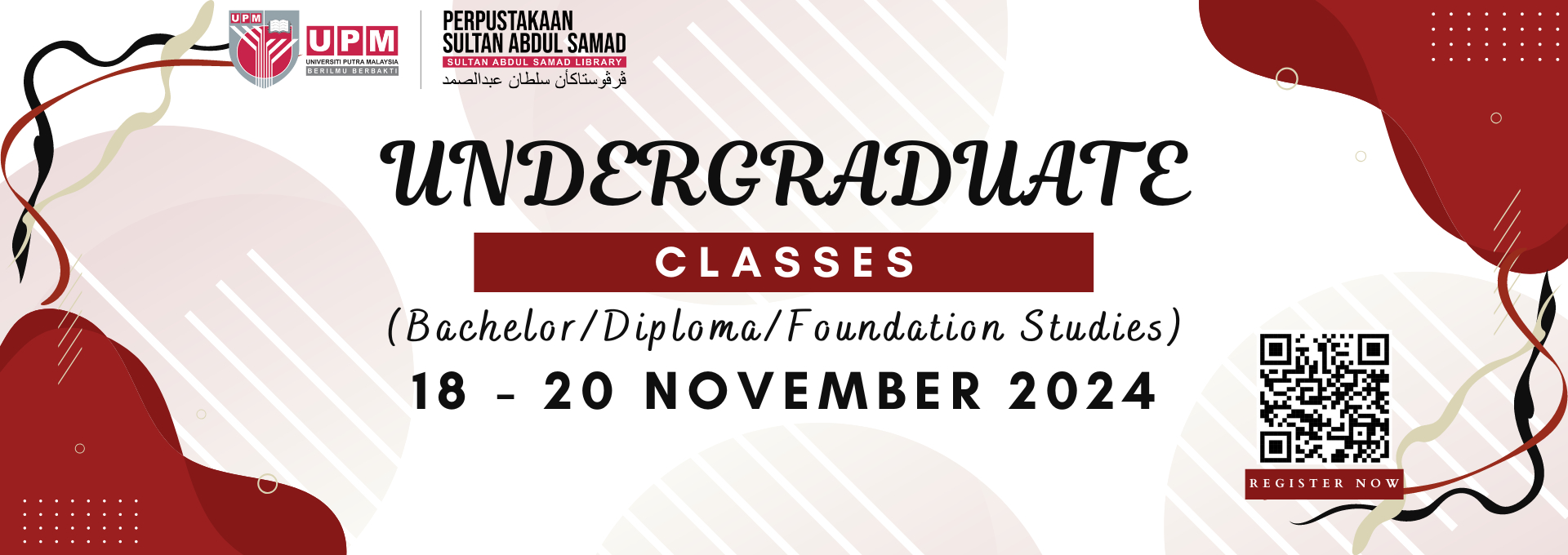 Undergraduate Class (Diploma, Degree, Foundation Studies)